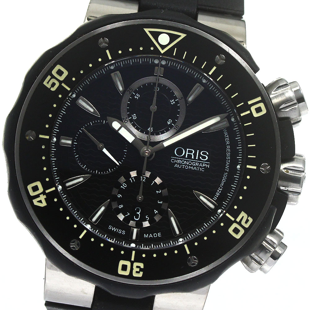 【楽天市場】オリス ORIS 7630-71 プロダイバー クロノグラフ デイト 自動巻き メンズ _780338【中古】：CLOSER