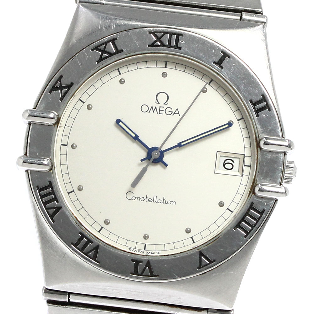 【楽天市場】オメガ OMEGA コンステレーション デイト フラットベゼル クォーツ メンズ _778000【中古】：CLOSER