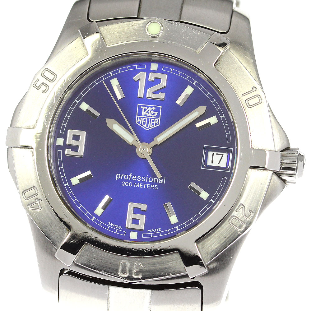 【楽天市場】訳あり タグホイヤー TAG HEUER WN1112 エクスクルーシブ デイト クォーツ メンズ _774028【中古】：CLOSER