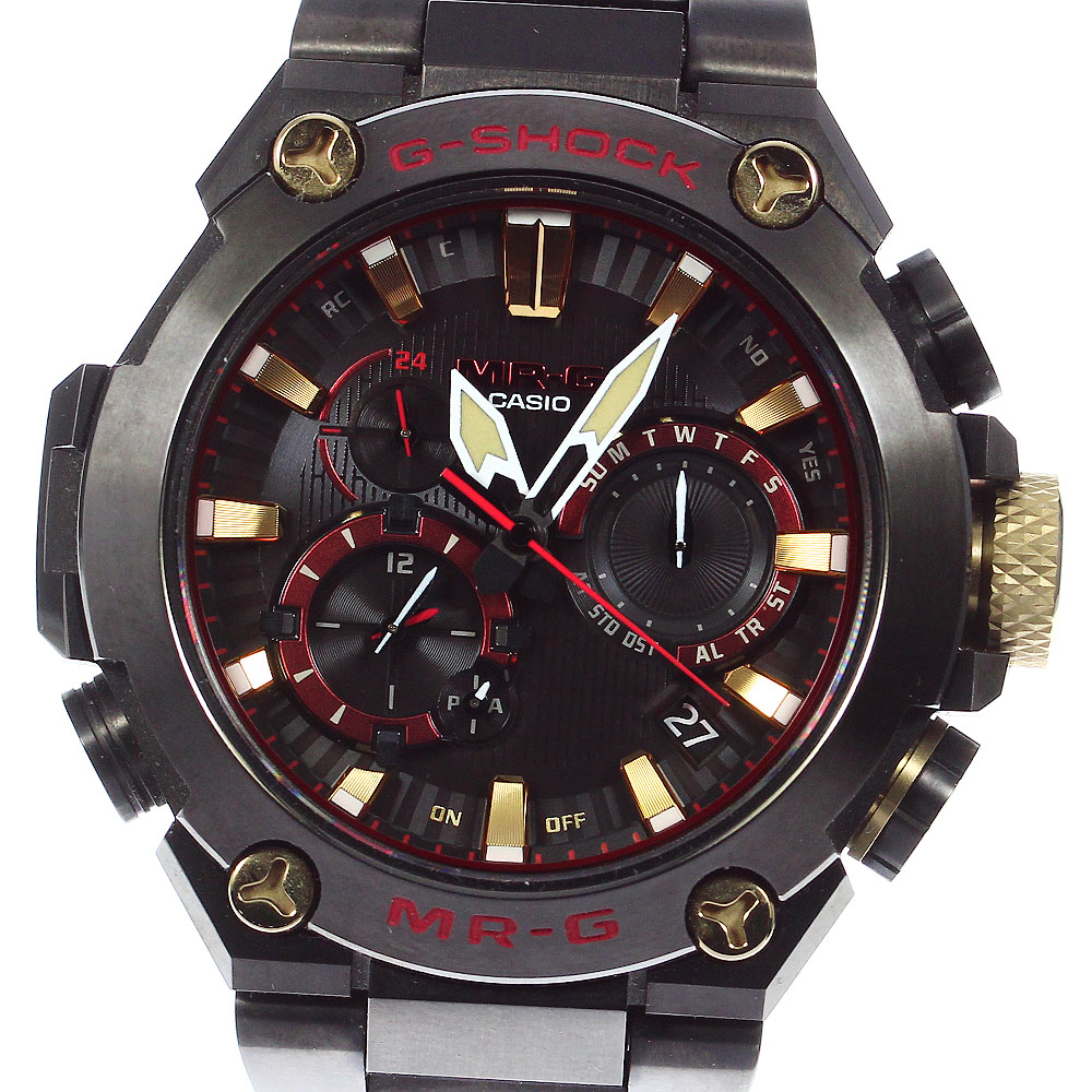 【楽天市場】カシオ CASIO MRG-B2000B-1A4JR G-SHOCK MR-G 赤備え ソーラー電波 メンズ 美品 箱・保証書付き ...