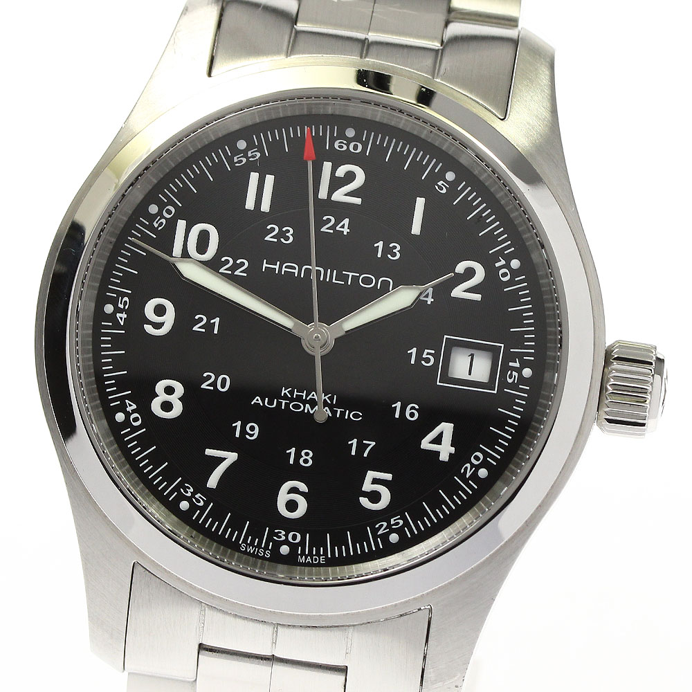 【楽天市場】ハミルトン HAMILTON H704551 カーキ フィールド デイト 自動巻き メンズ 美品 箱・保証書付き_795120 ...