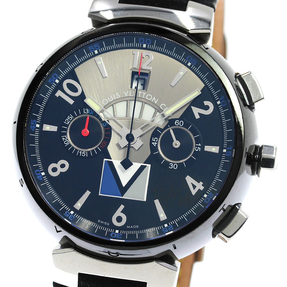 【楽天市場】ルイ・ヴィトン LOUIS VUITTON Q102G タンブール レッガタ クロノグラフ 自動巻き メンズ _795405【中古】：CLOSER