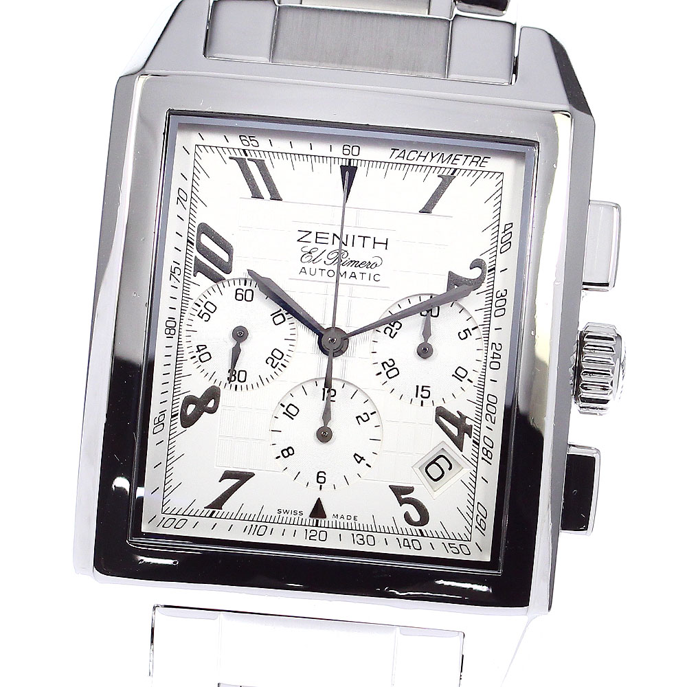 【楽天市場】ベルト訳あり ゼニス ZENITH 03.0550.400 グランド ポートロワイヤル クロノグラフ デイト 自動巻き メンズ 箱 ...