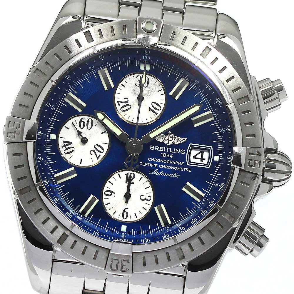 【楽天市場】ブライトリング BREITLING A13356 クロノマット エボリューション クロノグラフ 自動巻き メンズ _796155 ...