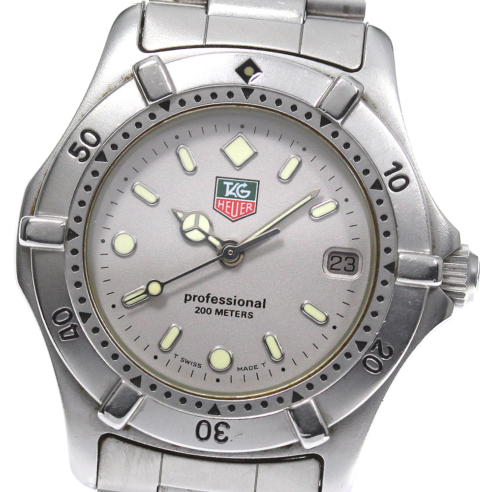 【楽天市場】タグホイヤー TAG HEUER WE1211-R プロフェッショナル200 デイト クォーツ ボーイズ _797433【中古 ...
