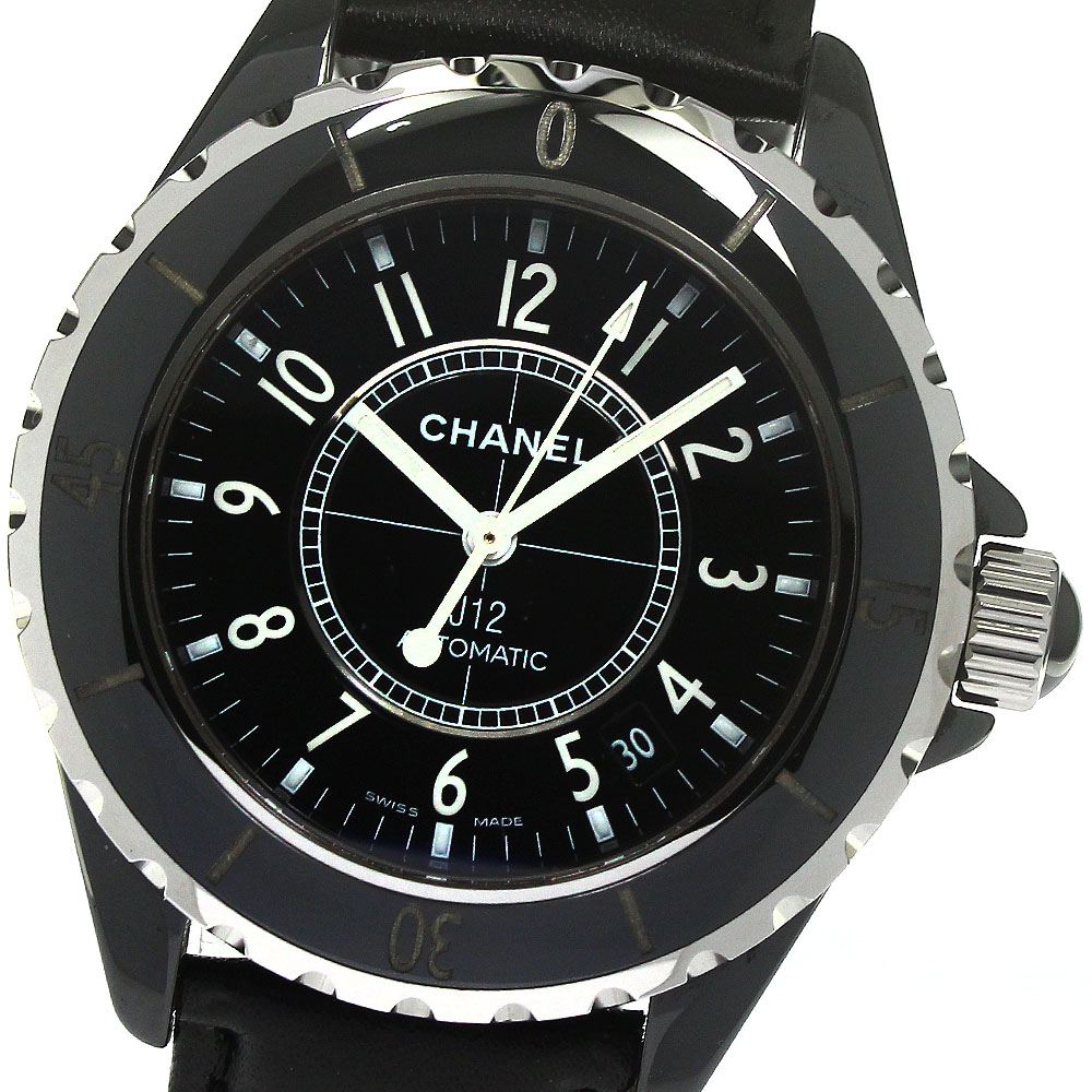 【楽天市場】シャネル CHANEL H0683 J12 黒セラミック デイト 自動巻き メンズ 美品 _795565【中古】：CLOSER