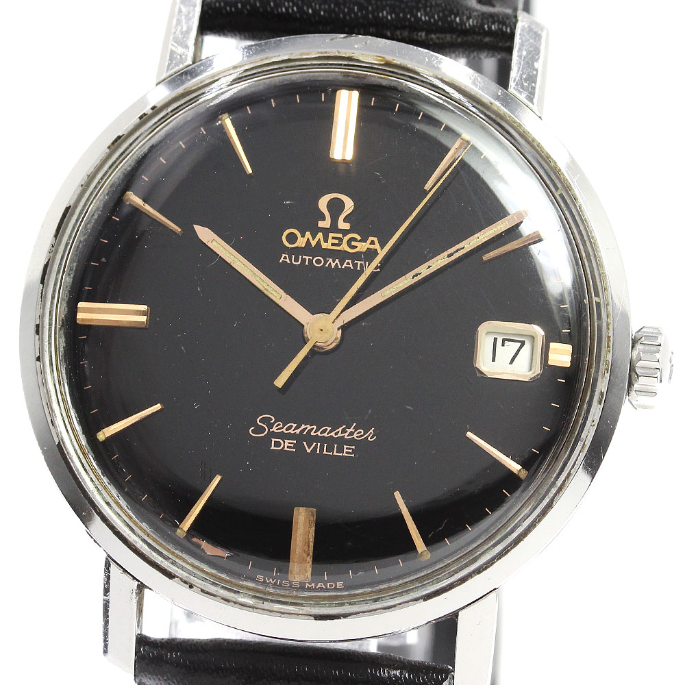 【楽天市場】オメガ OMEGA シーマスターデビル デイト ブラック文字盤 自動巻き メンズ _776363【中古】：CLOSER