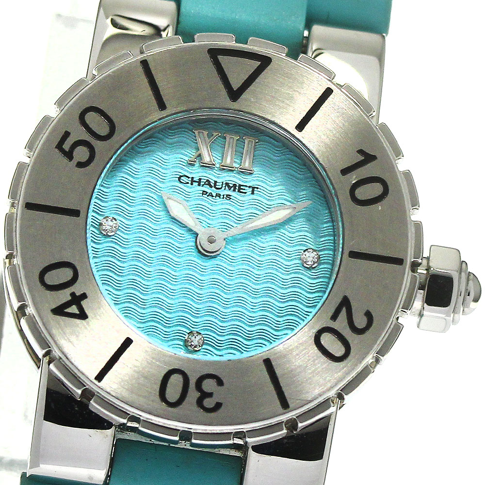 【楽天市場】ショーメ Chaumet 621 クラスワン 3Pダイヤ クォーツ レディース 良品 _795555【中古】：CLOSER