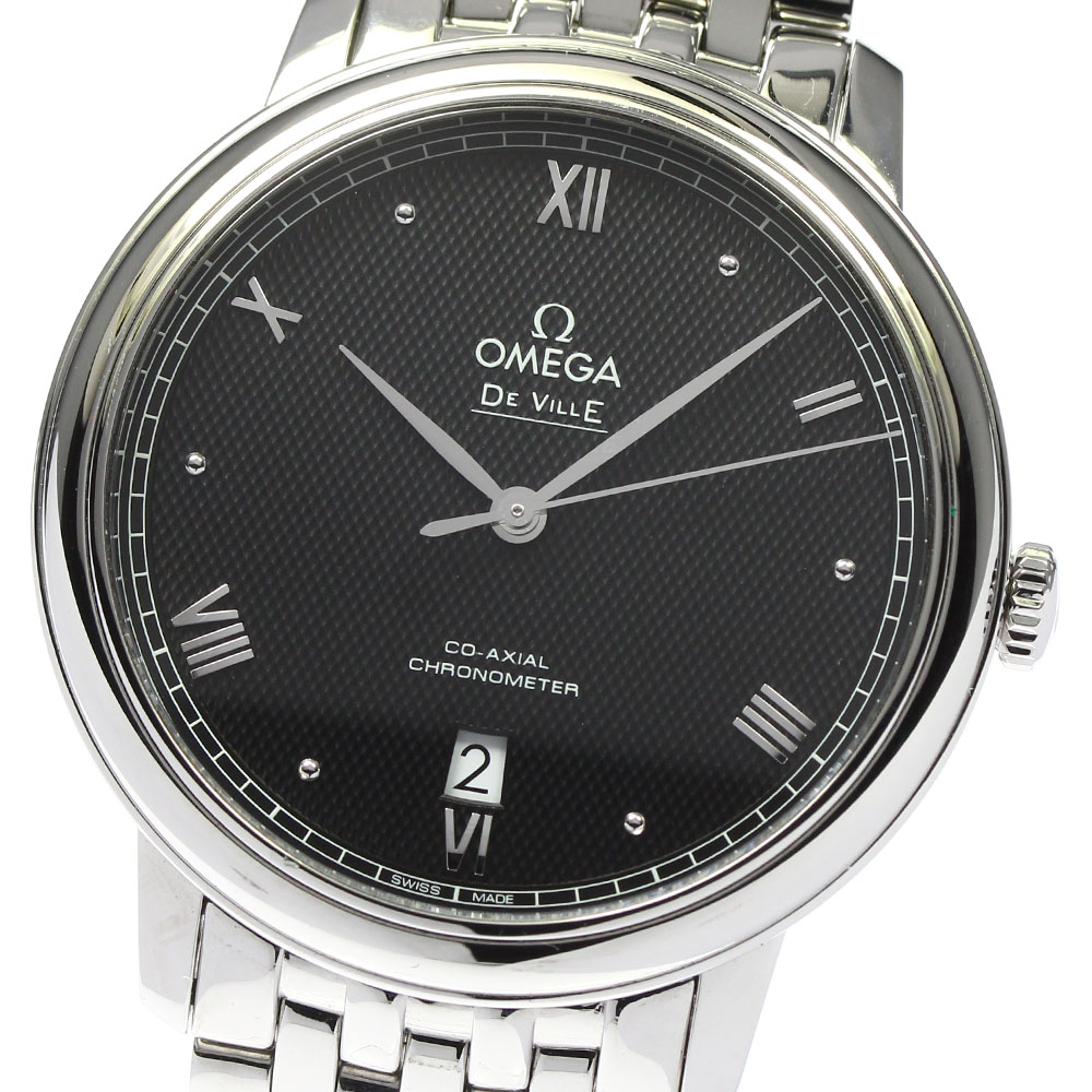 【楽天市場】オメガ OMEGA 424.10.40.20.01.003 デビル プレステージ コーアクシャル デイト 自動巻き メンズ 良品 ...