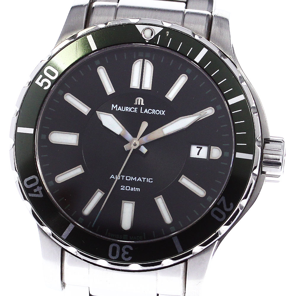 【楽天市場】ベルト訳あり モーリス・ラクロア Maurice Lacroix MI6028 ミロス デイト 自動巻き メンズ _800412 ...