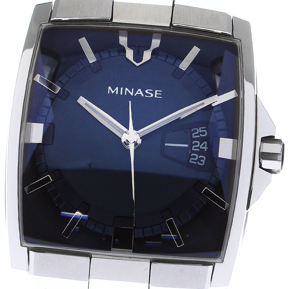【楽天市場】ミナセ MINASE VM02-M01S Hizシリーズ ホライズン デイト 自動巻き メンズ 美品 箱付き_802682【中古 ...