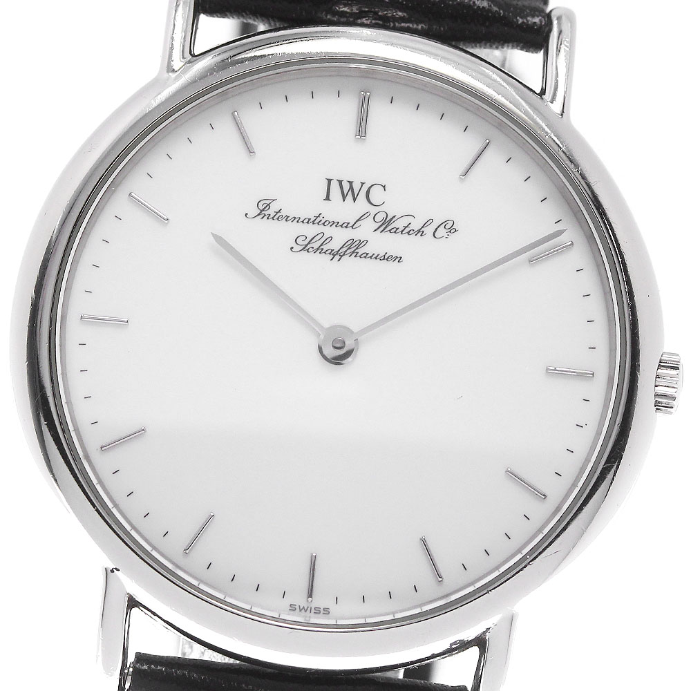 【楽天市場】IWC IWC SCHAFFHAUSEN IW3341 ポートフィノ クォーツ メンズ _810182【中古】：CLOSER