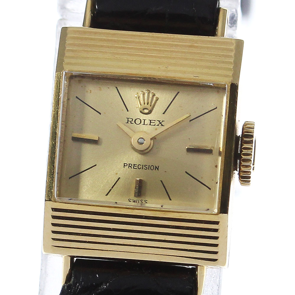 【楽天市場】ロレックス ROLEX 2159 プレシジョン K18YG cal.1800 手巻き レディース _814113【中古】：CLOSER