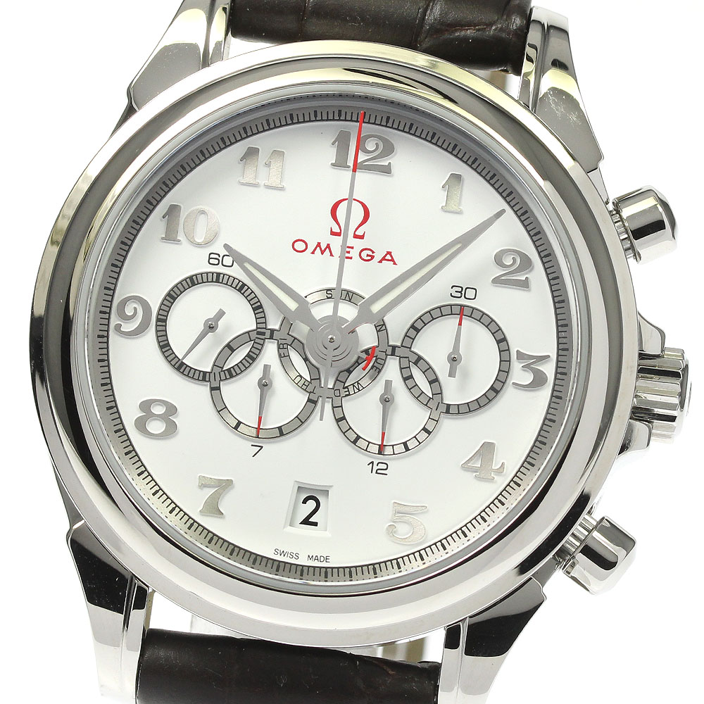 【楽天市場】オメガ OMEGA 422.13.41.52.04.001 オリンピックコレクション デ・ヴィル 5カウンター クロノグラフ 自動 ...