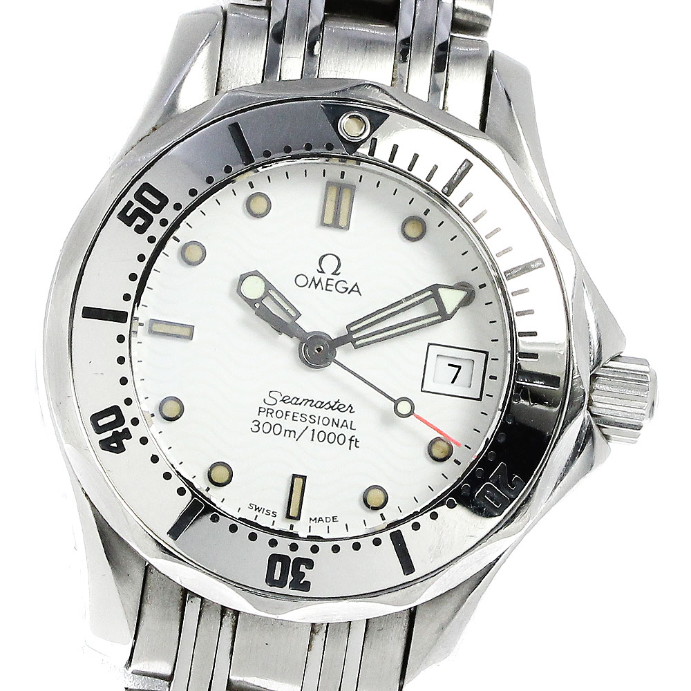 【楽天市場】オメガ OMEGA 2582.20 シーマスター300 デイト クォーツ レディース _813407【中古】：CLOSER