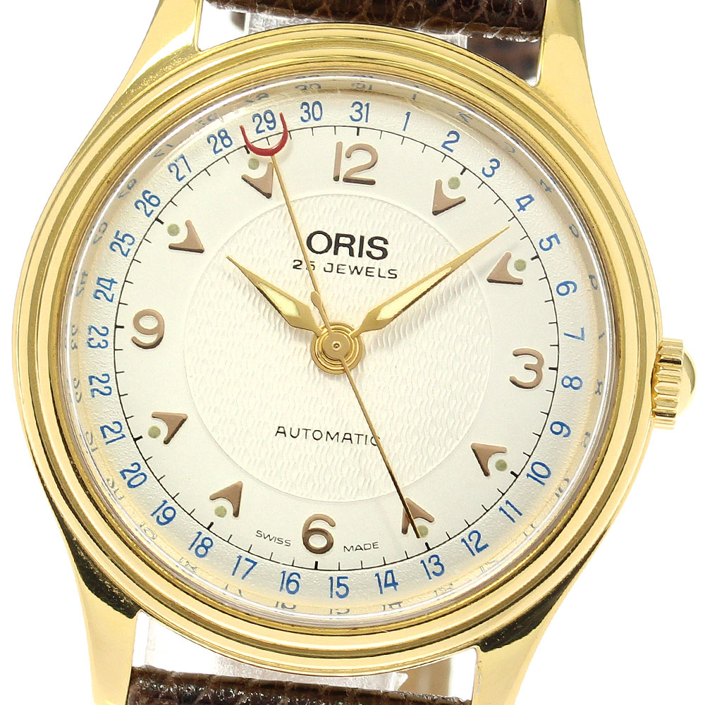 【楽天市場】オリス ORIS 7470 ポインターデイト 自動巻き メンズ _815021【中古】：CLOSER