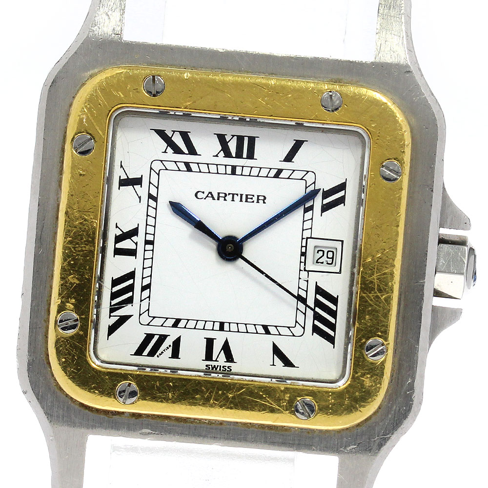 【楽天市場】カルティエ CARTIER サントスガルベLM デイト ヘッド 自動巻き メンズ _791877【中古】：CLOSER