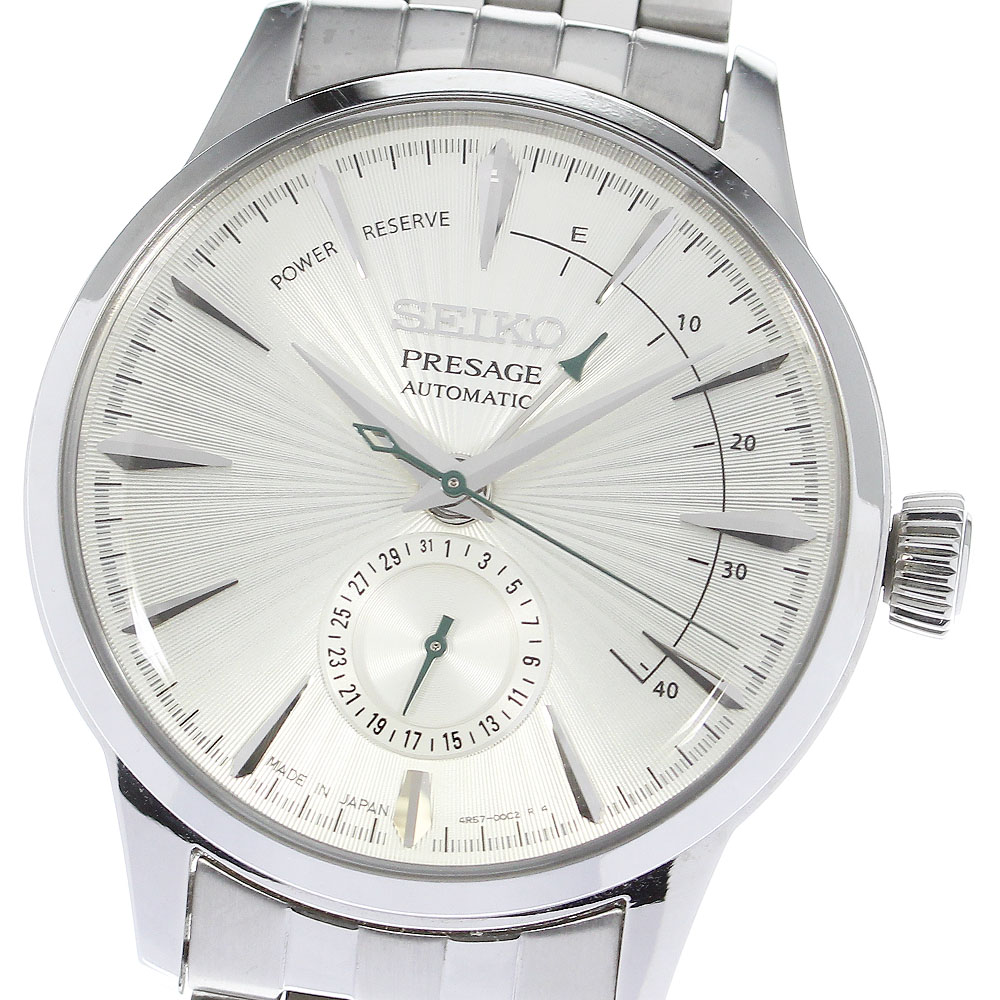 【楽天市場】セイコー SEIKO 4R57-00E0/SARY129 プレザージュ デイト 自動巻き メンズ 箱・保証書付き_822113 ...