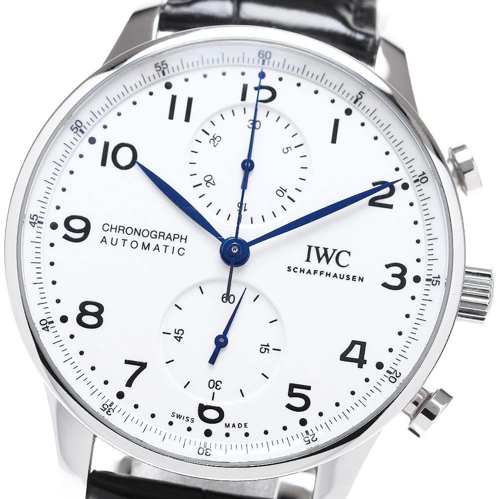 【楽天市場】IWC IWC SCHAFFHAUSEN IW371602 ポルトギーゼ クロノグラフ 150イヤーズ 自動巻き メンズ 保証書付き_823407【中古】：CLOSER