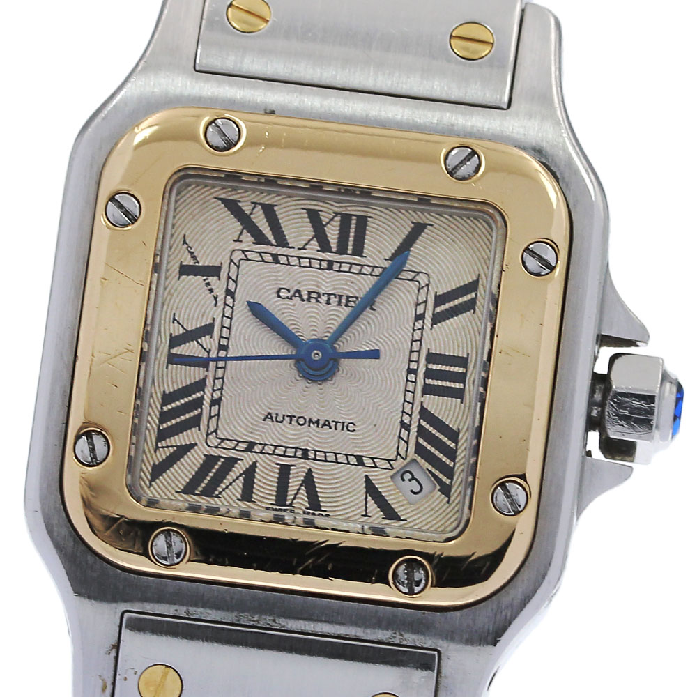 【楽天市場】カルティエ CARTIER W20057C4 サントスガルべSM YGコンビ 自動巻き レディース _820300【中古】：CLOSER