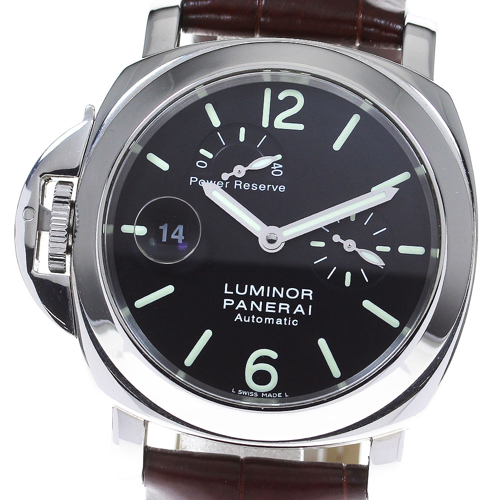 【楽天市場】パネライ PANERAI PAM00123 ルミノール パワーリザーブ レフトハンド 自動巻き メンズ 良品 箱付き_841433 ...