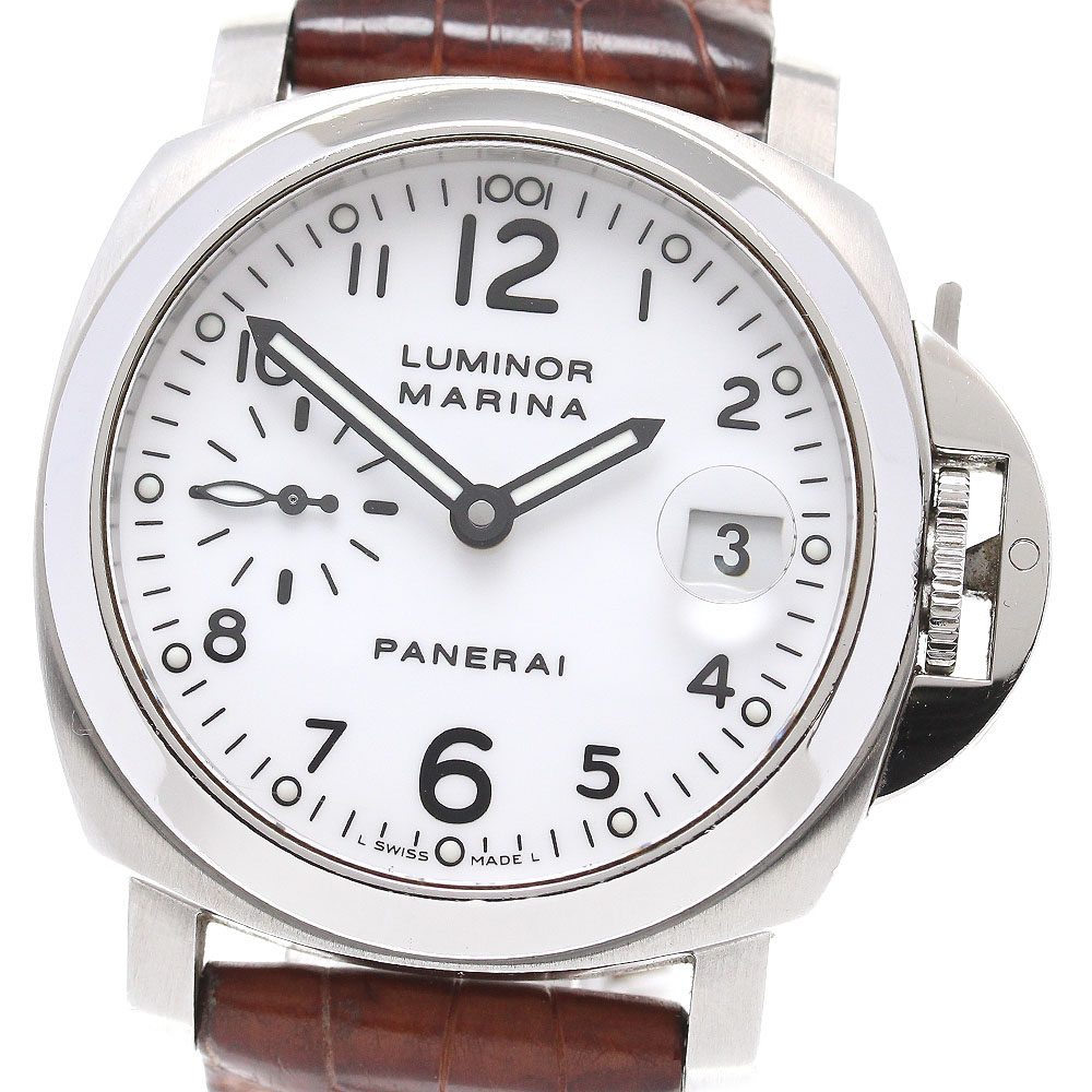 【楽天市場】パネライ PANERAI PAM00049 ルミノール マリーナ スモールセコンド 自動巻き メンズ _840407【中古】：CLOSER
