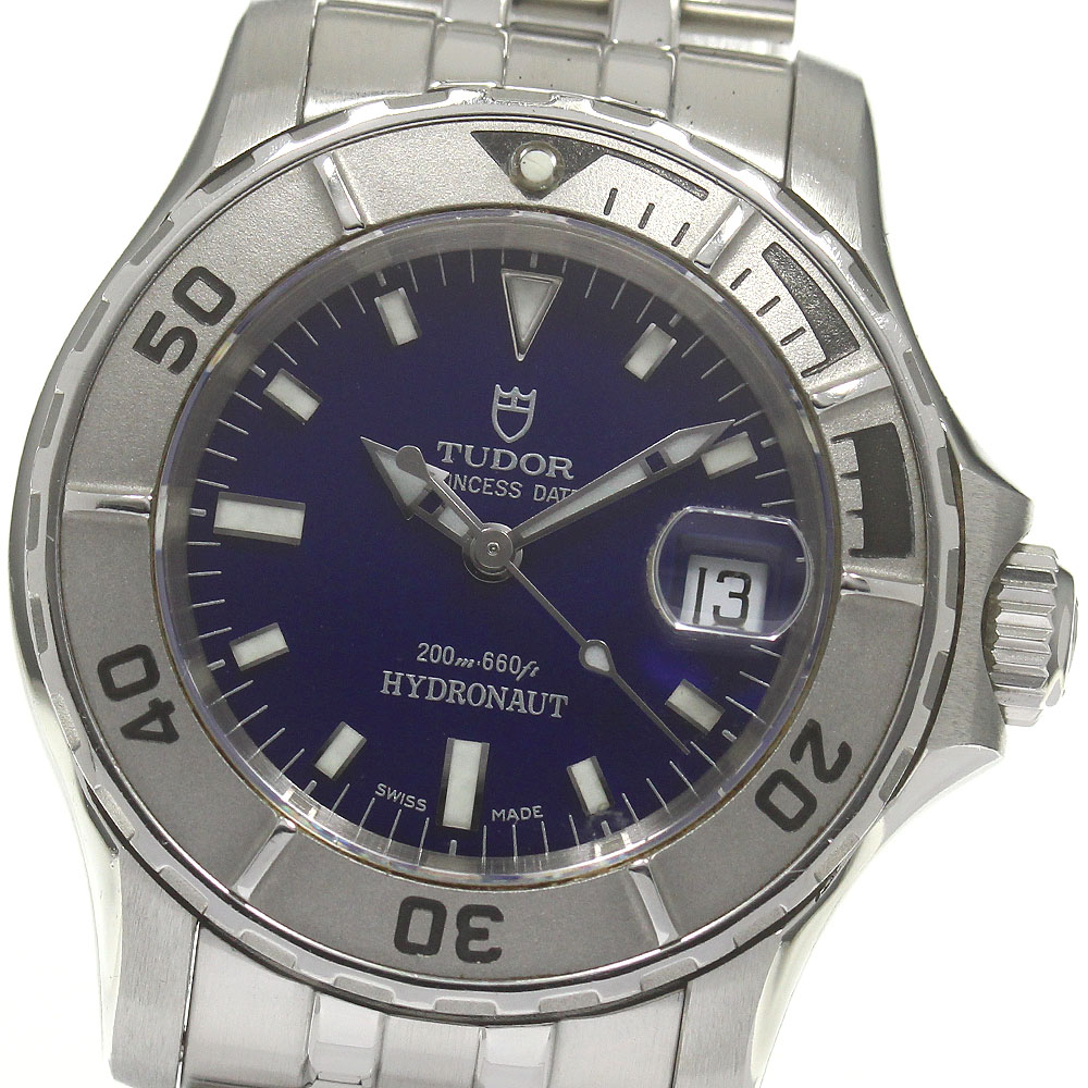 【楽天市場】チュードル TUDOR 99090 プリンセス デイト ハイドロノート Cal.2671 自動巻き レディース 良品 保証書付き ...