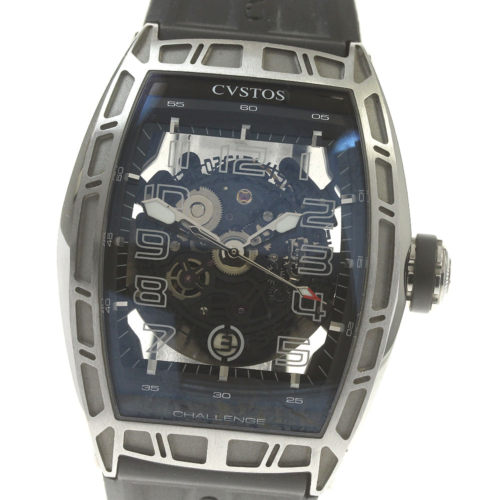 【楽天市場】クストス CVSTOS CVT-JET-SL チャレンジ ジェットライナー デイト 自動巻き メンズ 保証書付き_846130【中古】：CLOSER