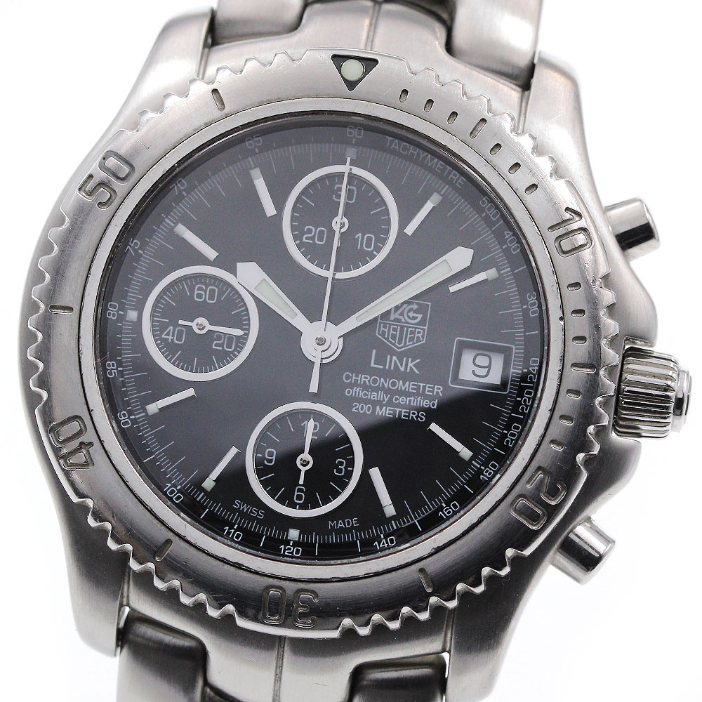 【楽天市場】タグホイヤー TAG HEUER CT5111 リンク クロノグラフ 自動巻き メンズ _846824【中古】：CLOSER