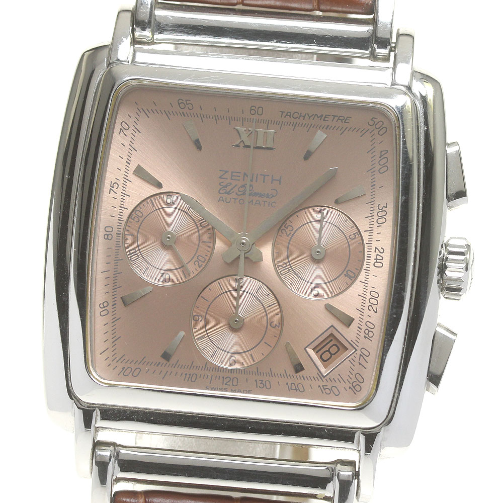 【楽天市場】ゼニス ZENITH 01.0420.400 クラス4 エルプリメロ クロノグラフ 自動巻き メンズ _846838【中古】：CLOSER