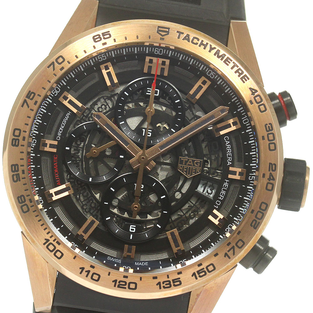 【楽天市場】タグホイヤー TAG HEUER CAR205B カレラ キャリバーホイヤー01 PGベゼル 自動巻き メンズ 良品 _847334【中古】：CLOSER