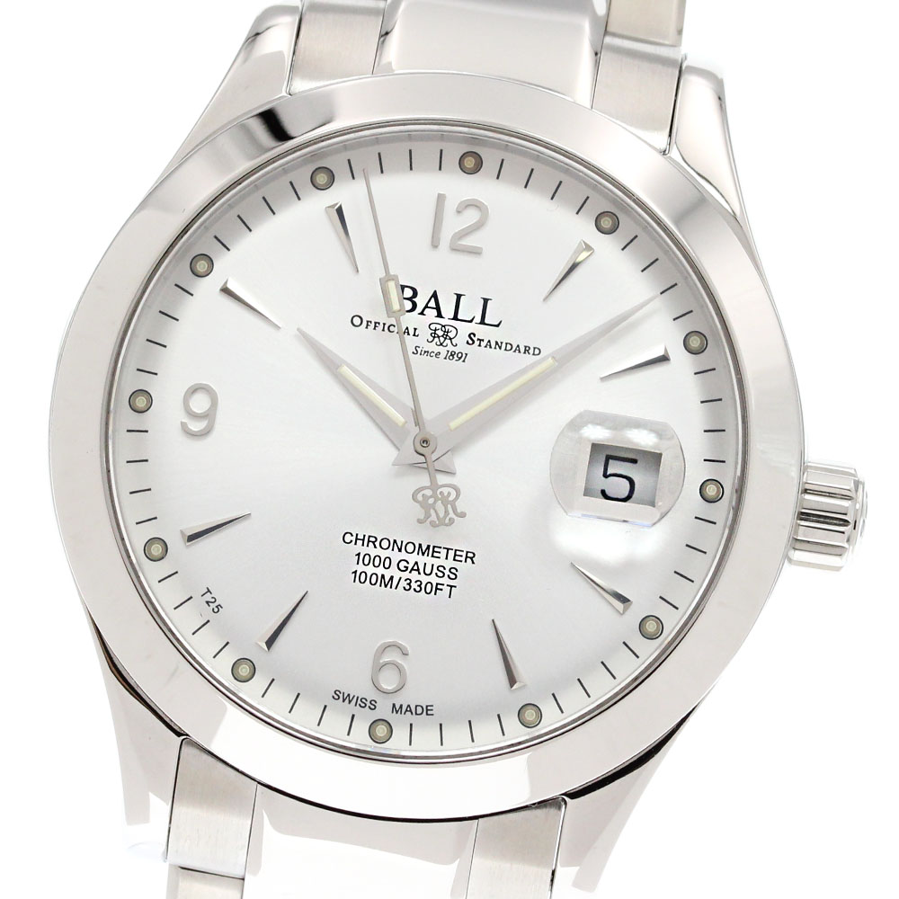 【楽天市場】ボールウォッチ BALLWATCH NM9026C-S5CJ-SL オハイオ クロノメーター デイト 自動巻き メンズ 美品 箱 ...