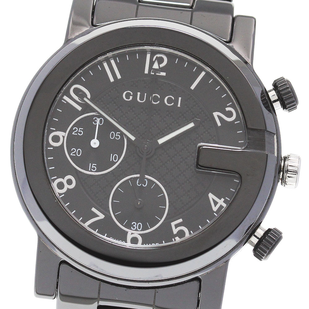 【楽天市場】グッチ GUCCI 101.3/YA101352 Gクロノ スモールセコンド クォーツ メンズ 良品 _850218【中古】：CLOSER