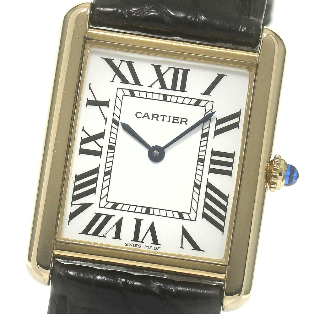 【楽天市場】カルティエ CARTIER W1018855 タンクソロ LM K18YGコンビ クォーツ メンズ _845710【中古】：CLOSER
