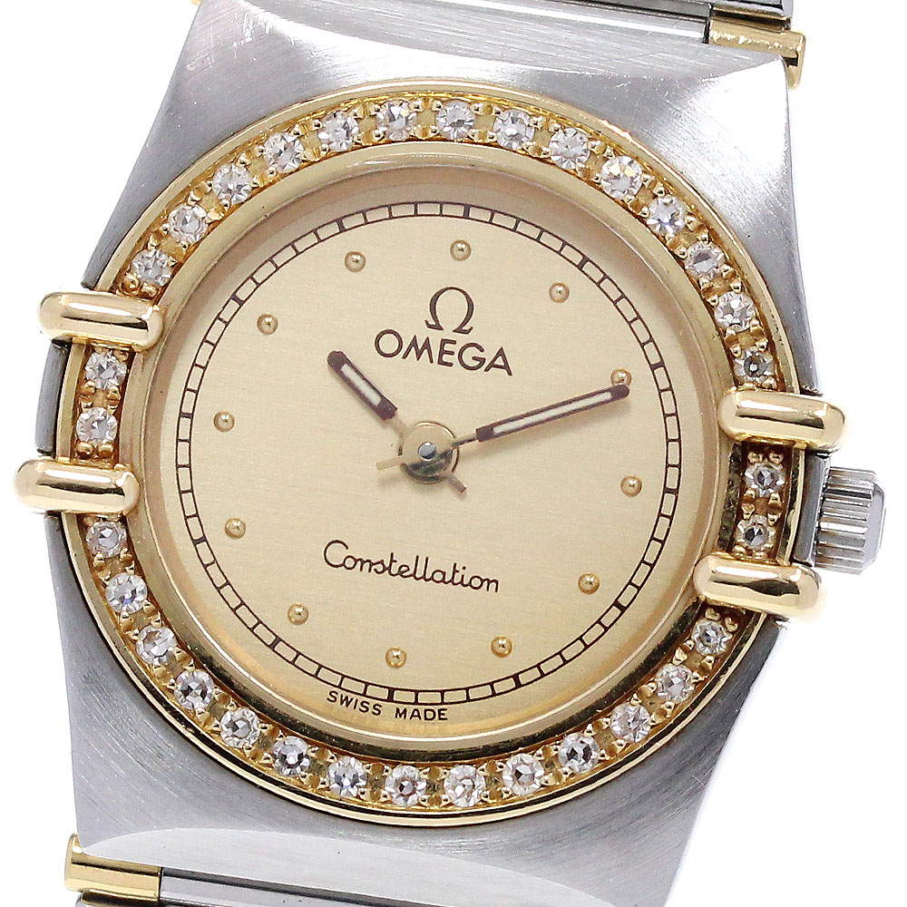 【楽天市場】オメガ OMEGA 1375.10 コンステレーション ダイヤベゼル クォーツ レディース 保証書付き_864159【中古】：CLOSER