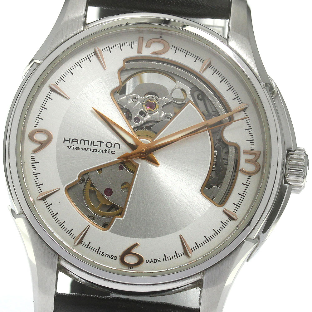 【楽天市場】ハミルトン HAMILTON H325650 ジャズマスター ビューマチック オープンハート 自動巻き メンズ 内箱・保証書付き_865311【中古】：CLOSER
