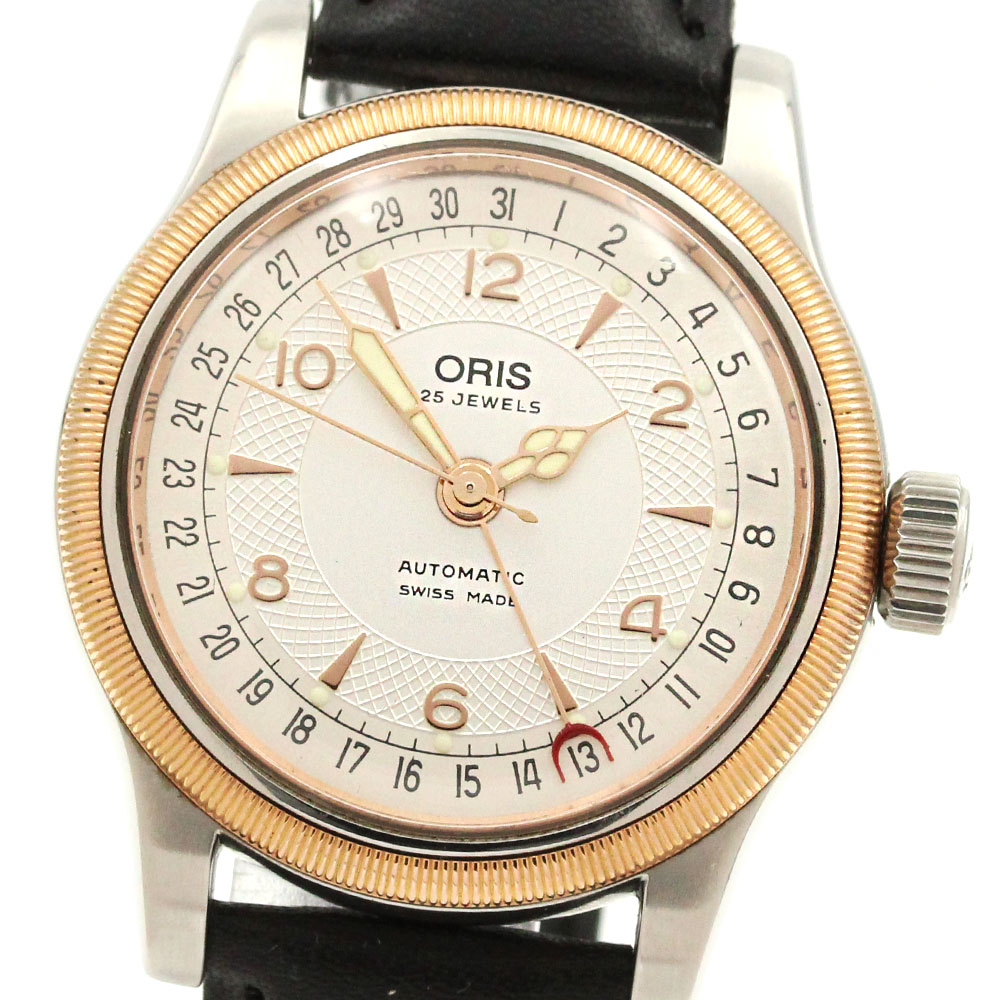 【楽天市場】オリス ORIS 7551 ビッグクラウン ポインターデイト 自動巻き メンズ _869738【中古】：CLOSER