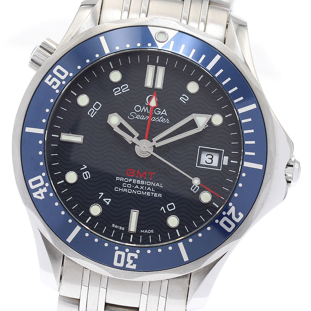 【楽天市場】オメガ OMEGA 2535.80 シーマスター300 GMT 自動巻き メンズ 良品 箱・保証書付き_875328【中古】：CLOSER