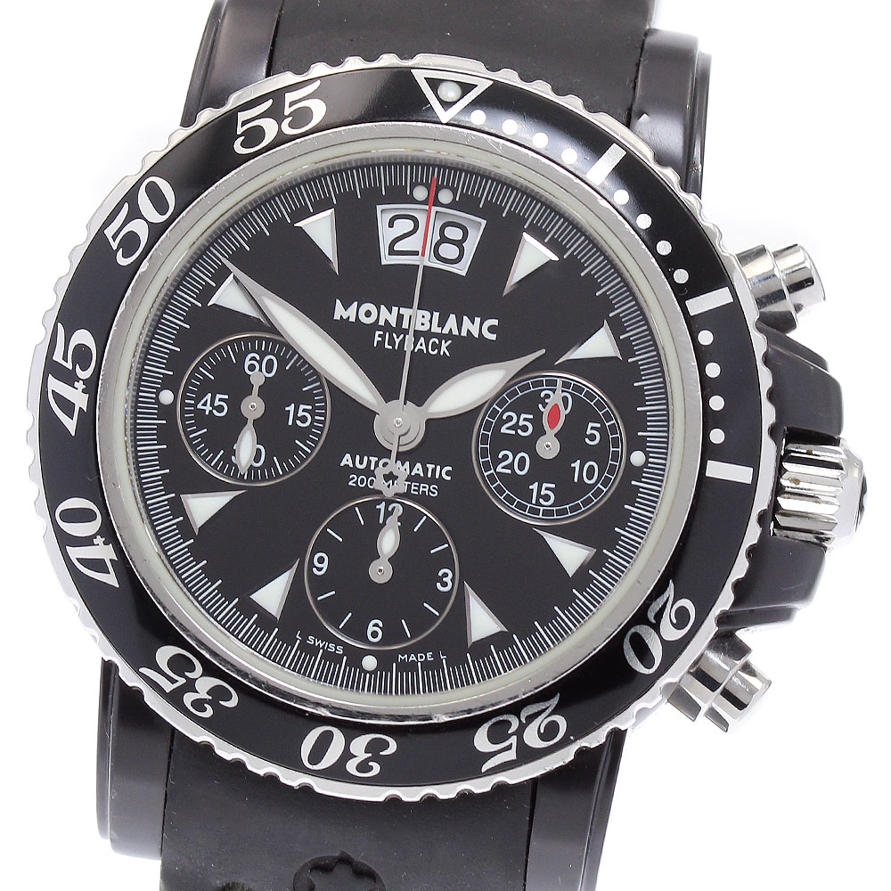 【楽天市場】モンブラン MONTBLANC 7044 マイスターシュティック クロノグラフ 自動巻き メンズ 保証書付き_875284【中古】：CLOSER