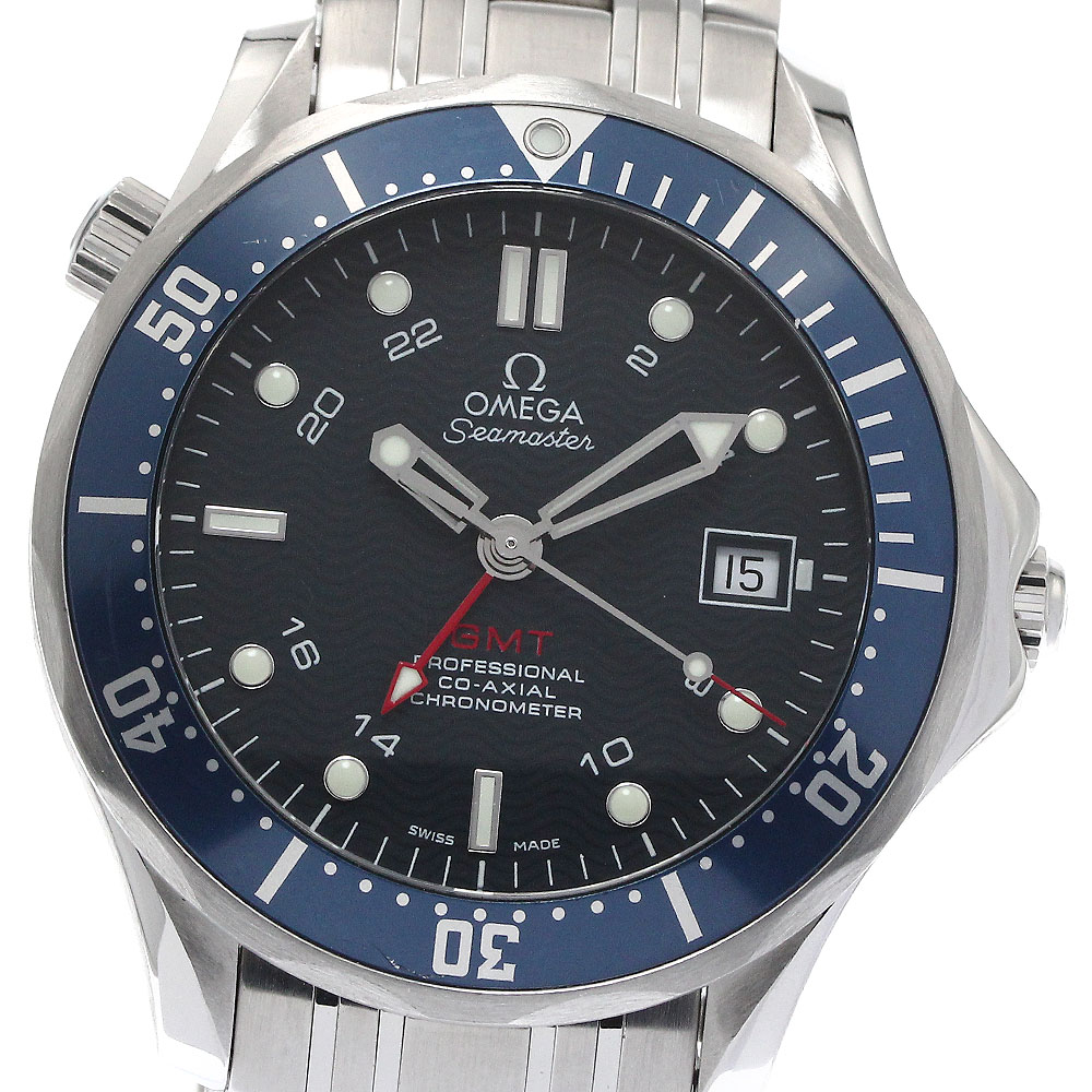 【楽天市場】オメガ OMEGA 2535.80 シーマスター300 GMT 自動巻き メンズ 保証書付き_876395【中古】：CLOSER
