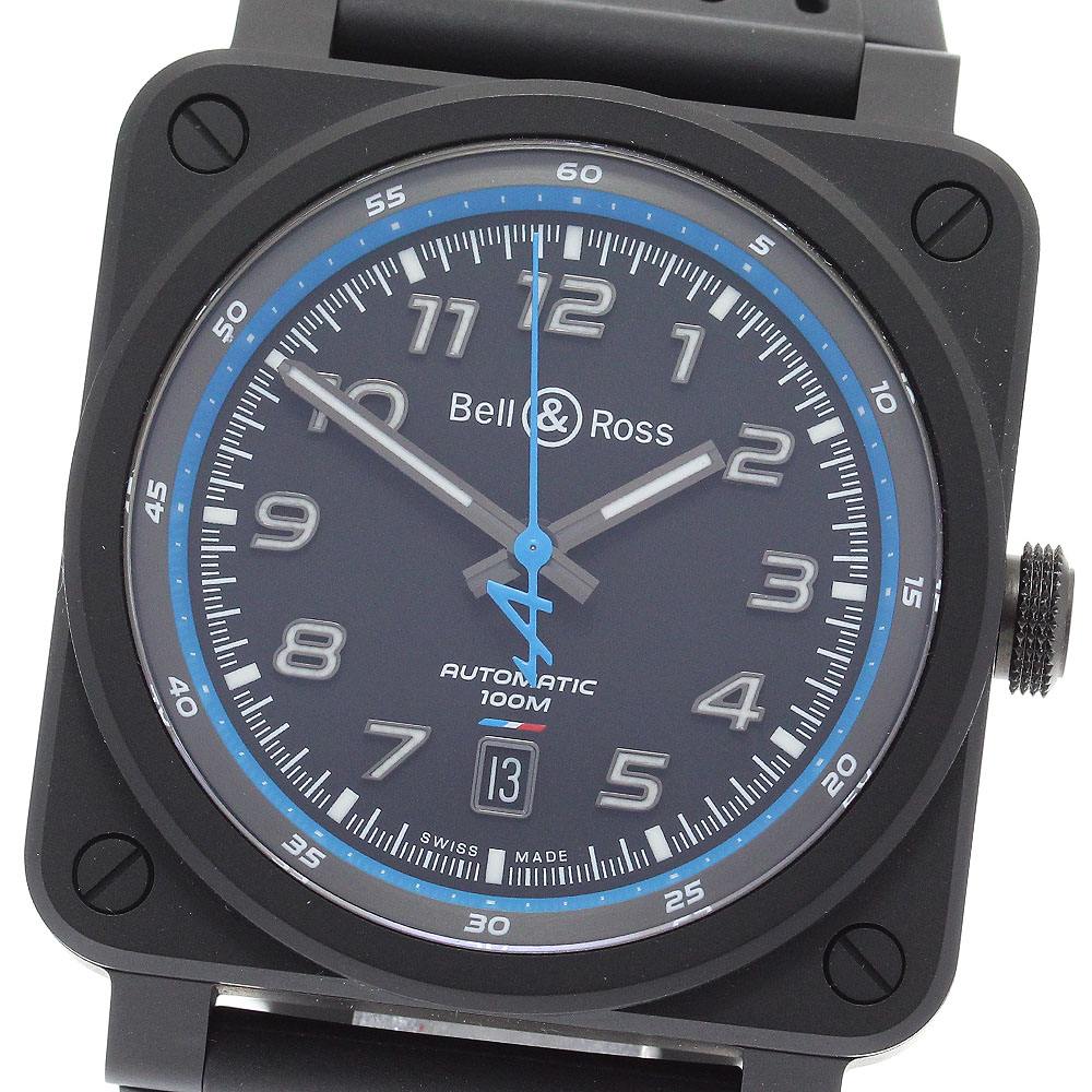 【楽天市場】ベル＆ロス Bell＆Ross BR0392-A522-CE/SRB インストゥルメント 世界限定999本 デイト 自動巻き ...