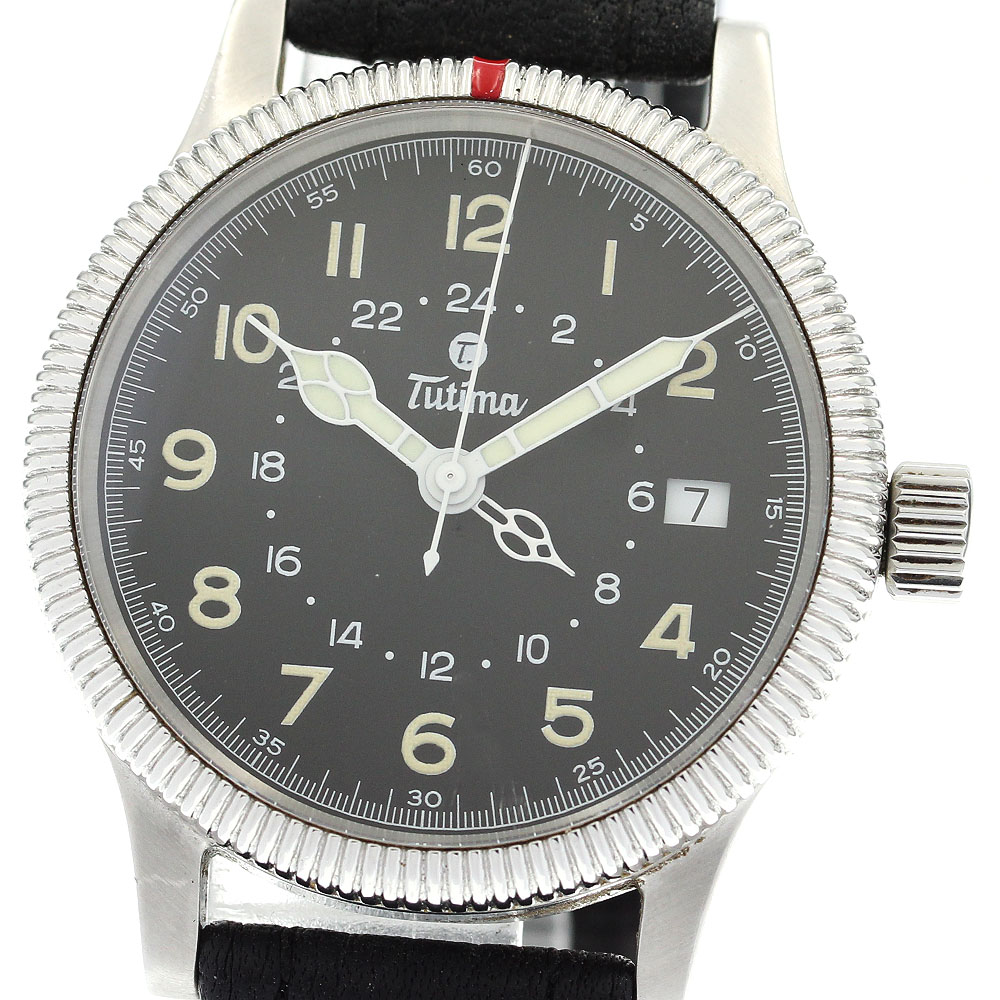 【楽天市場】チュチマ TUTIMA 636-01 フリーガー デイト GMT 自動巻き メンズ 保証書付き_879207【中古】：CLOSER