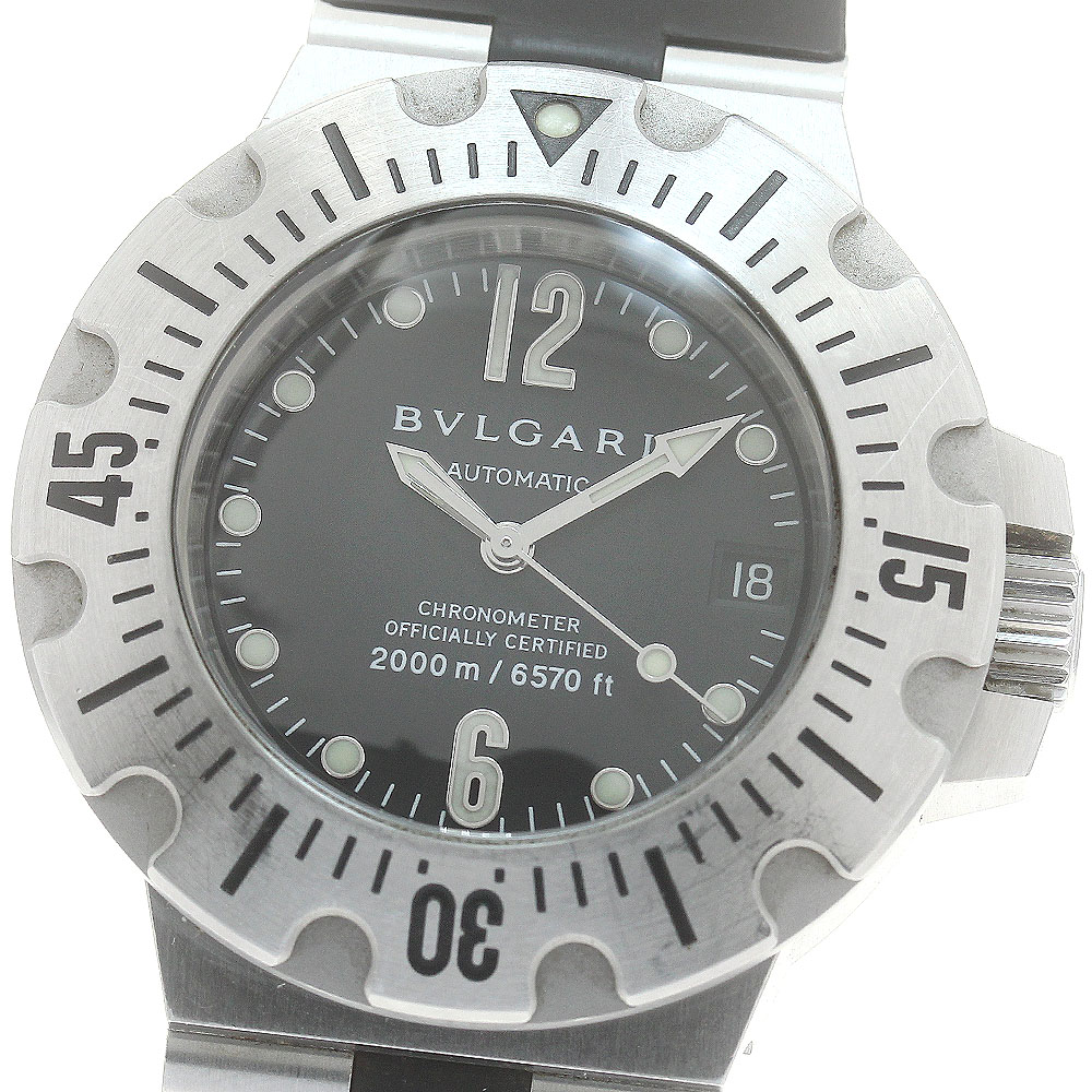 【楽天市場】ブルガリ BVLGARI SD42S ディアゴノ スクーバ 自動巻き メンズ _881015【中古】：CLOSER