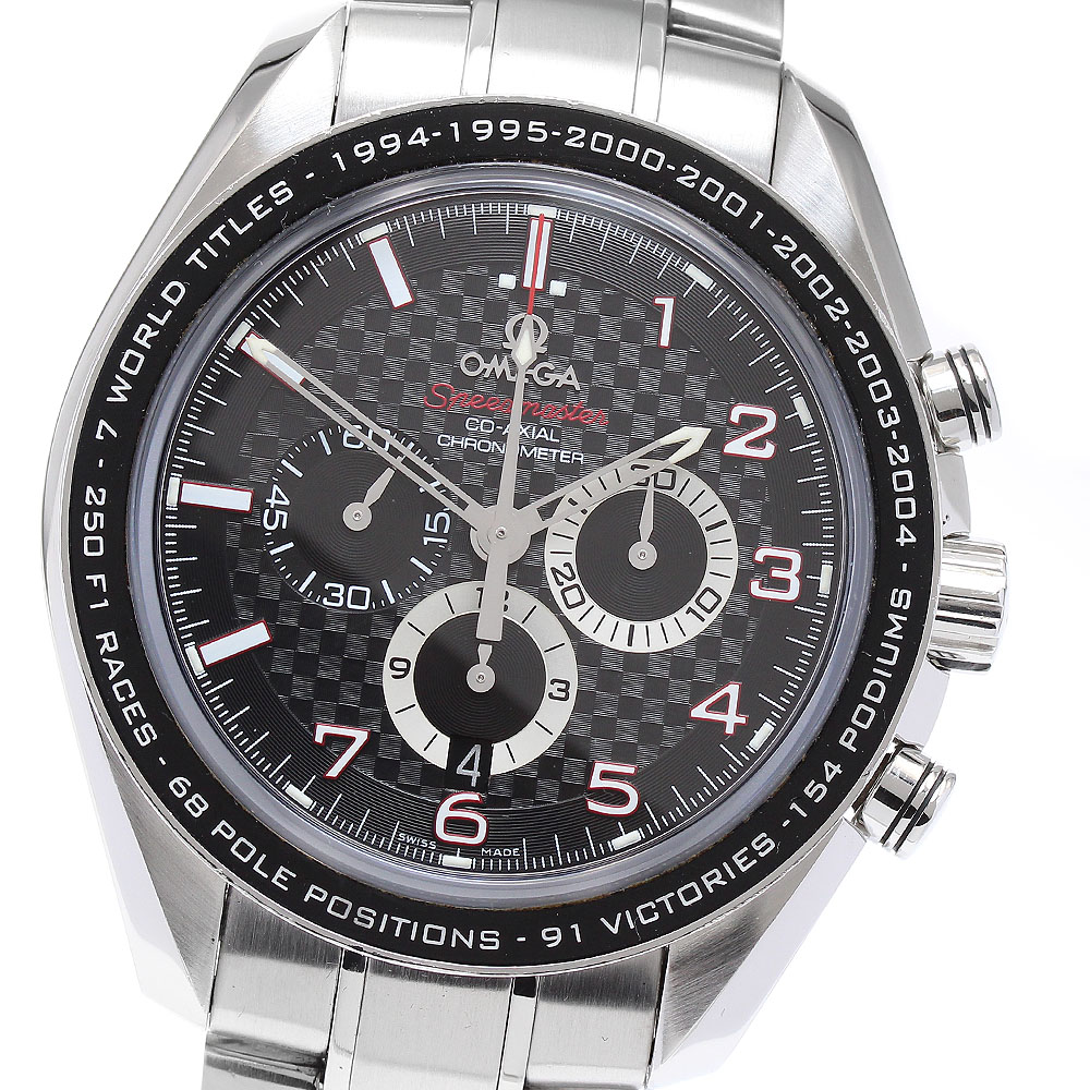【楽天市場】オメガ OMEGA 321.30.44.50.01.001 スピードマスター レーシング シューマッハモデル クロノグラフ 自動巻き メンズ 良品 _890508【中古】：CLOSER