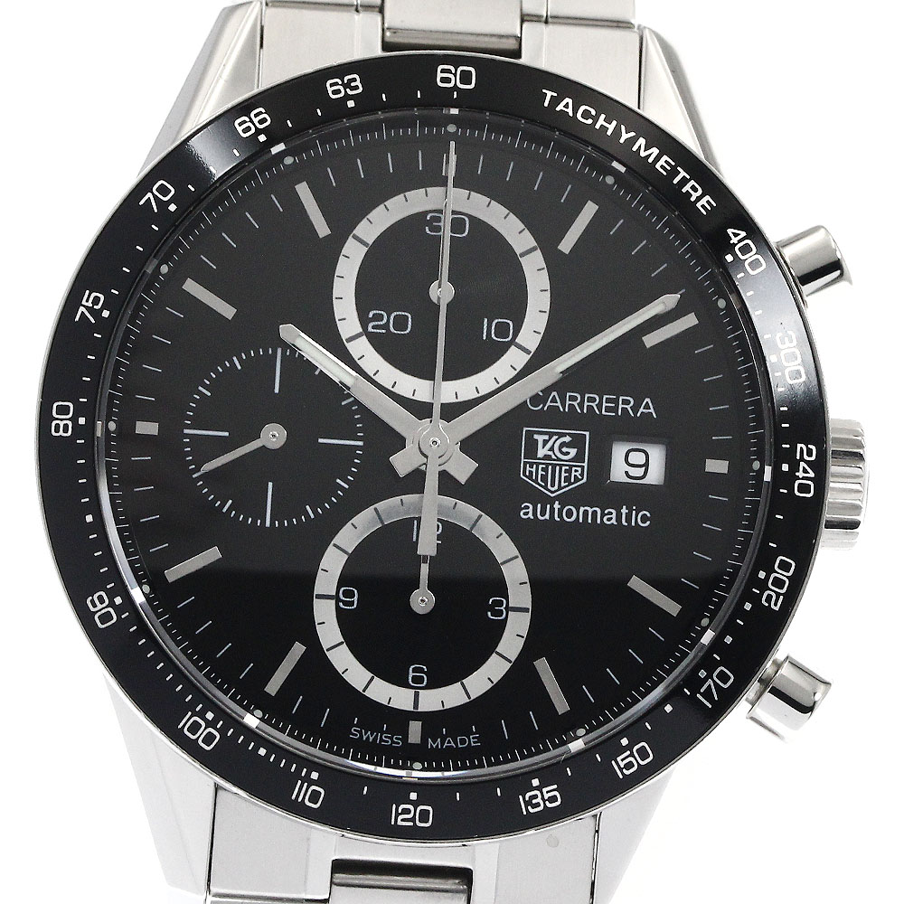 【楽天市場】タグホイヤー TAG HEUER CV2010-0 カレラ クロノグラフ デイト 自動巻き メンズ _889131【中古】：CLOSER