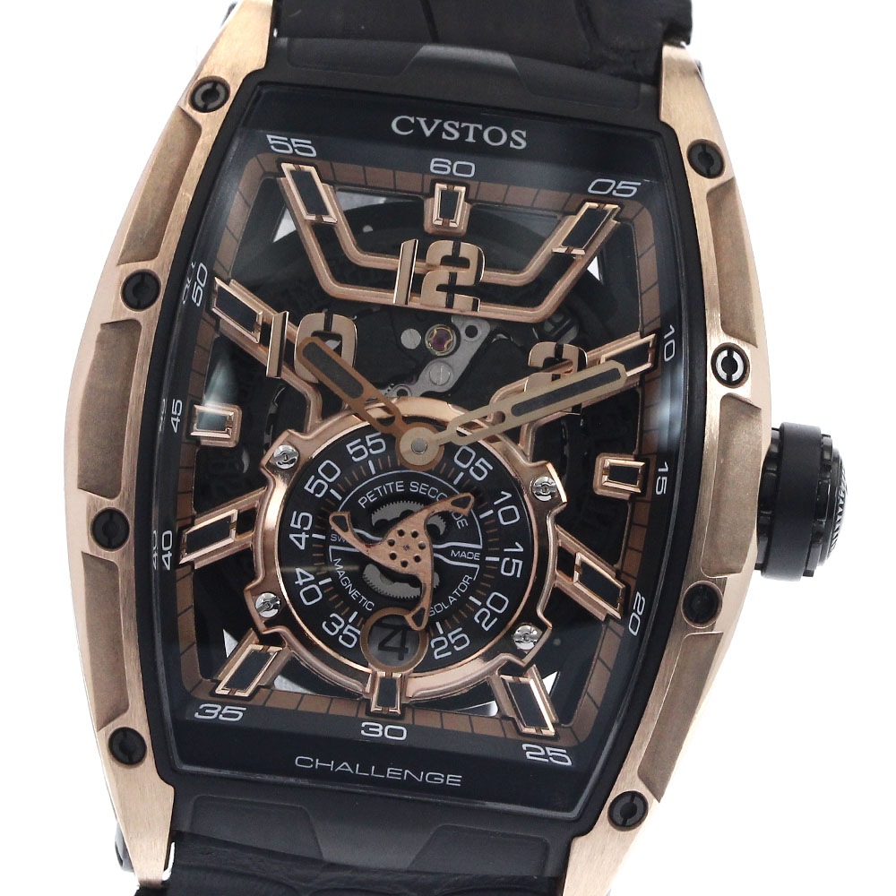 【楽天市場】クストス CVSTOS CVT-JET2-PS 5NBKTT チャレンジ ジェットライナー 2 PS オートマティック デイト 自動巻き メンズ 保証書付き_891920【中古 ...