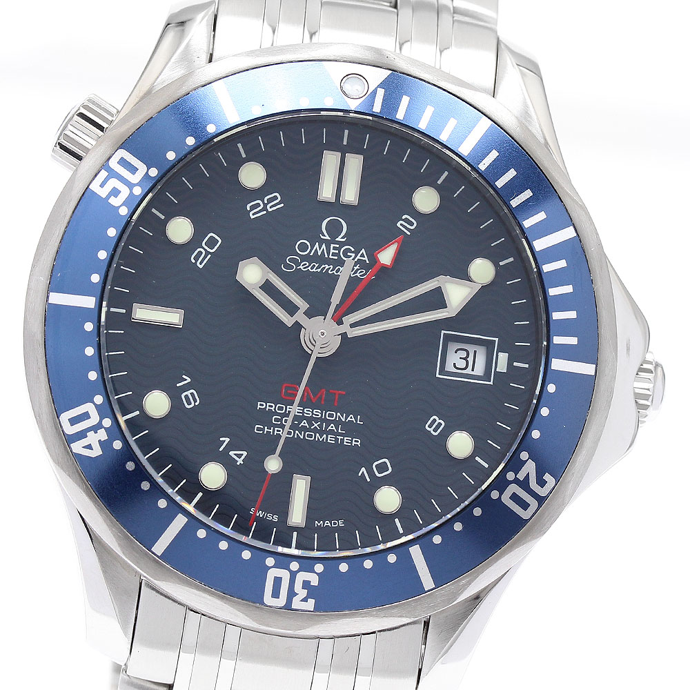 【楽天市場】オメガ OMEGA 2535.80 シーマスター プロダイバーズ 300M デイト GMT 自動巻き メンズ 良品 _890204 ...
