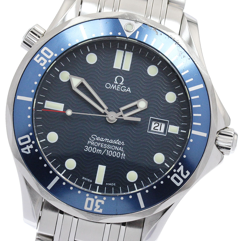 【楽天市場】オメガ OMEGA 2541.80 シーマスター300 デイト クォーツ メンズ 保証書付き_900007【中古】：CLOSER
