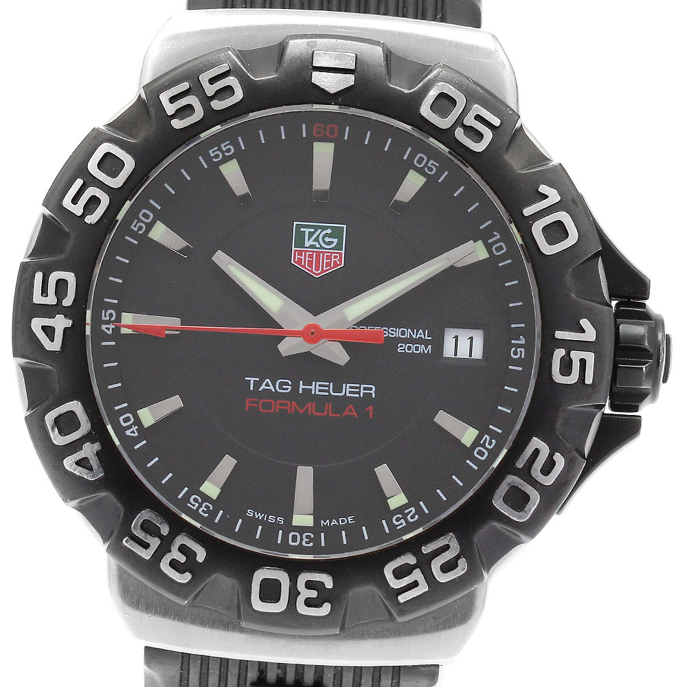 【楽天市場】タグホイヤー TAG HEUER WAH1110 フォーミュラ1 デイト クォーツ メンズ _916099【中古】：CLOSER