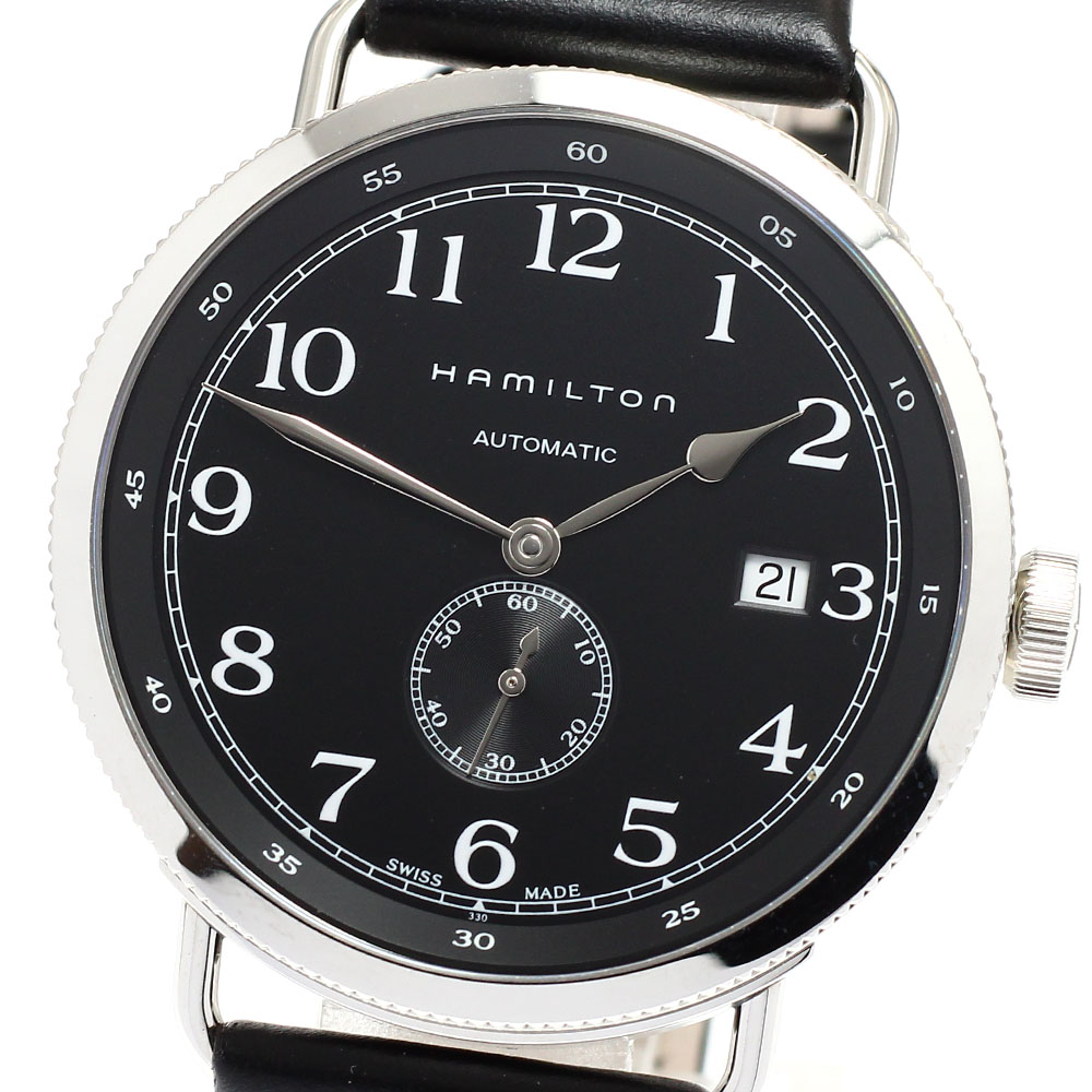 【楽天市場】ハミルトン HAMILTON H784150 カーキ パイオニア デイト スモールセコンド 自動巻き メンズ 美品 箱・保証書付き ...